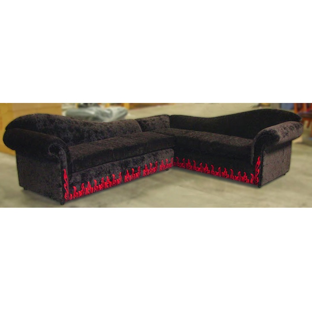 Rockstar Sectional, Flames Sectional Sofa, Victorian Gothic Sectional ...