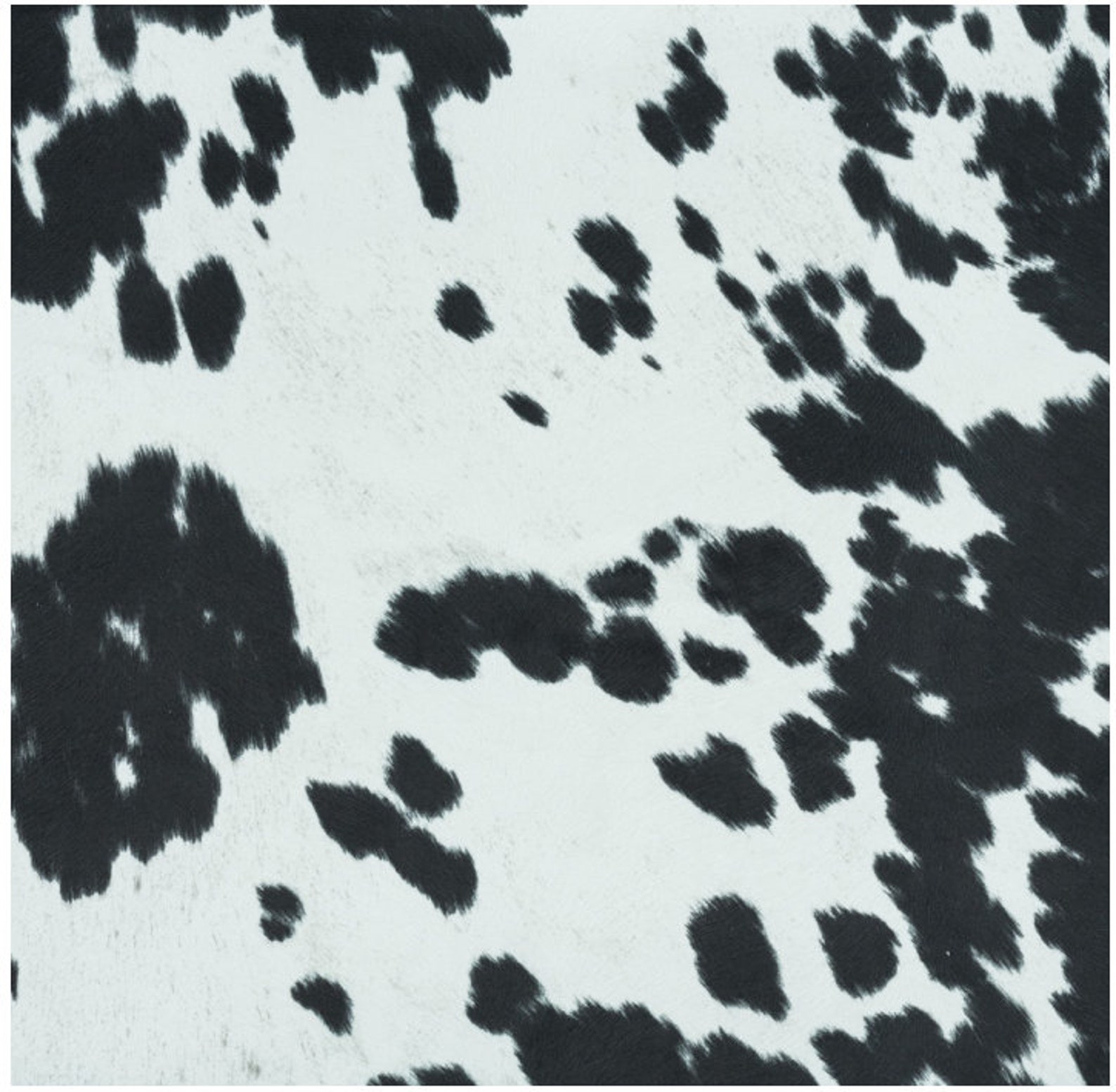 Faux Cowhide Cube Ottoman, Cow Print Ottoman - Etsy