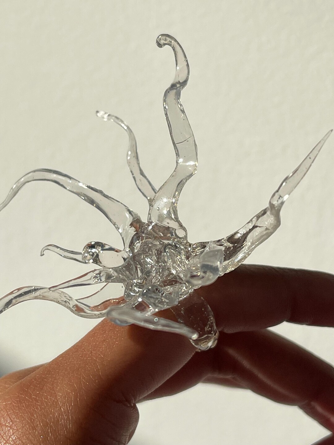 3D Transparent Star Flower Ring Oversized Clear Epoxy Resin Jewelry ...