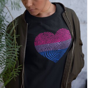 Bisexual Heart Sweatshirt, Bisexual Sweater, Bisexual Clothing ...