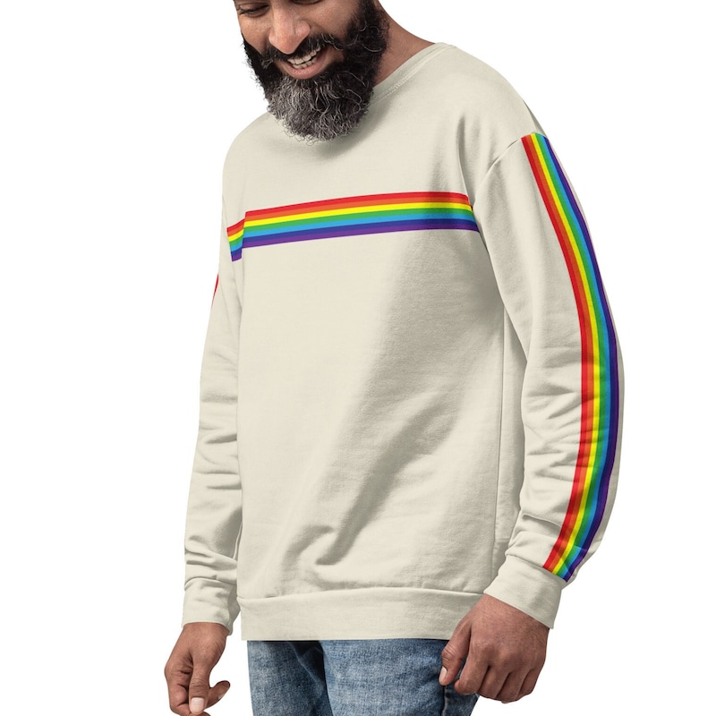 Rainbow Sweater - Etsy