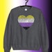 Non Binary Pride Sweatshirt, Nonbinary Flag Sweater, Enby Jumper ...