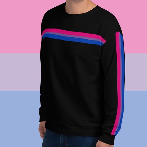 Bisexual Sweatshirt Bisexual Flag Sweatshirt Bi Pride | Etsy