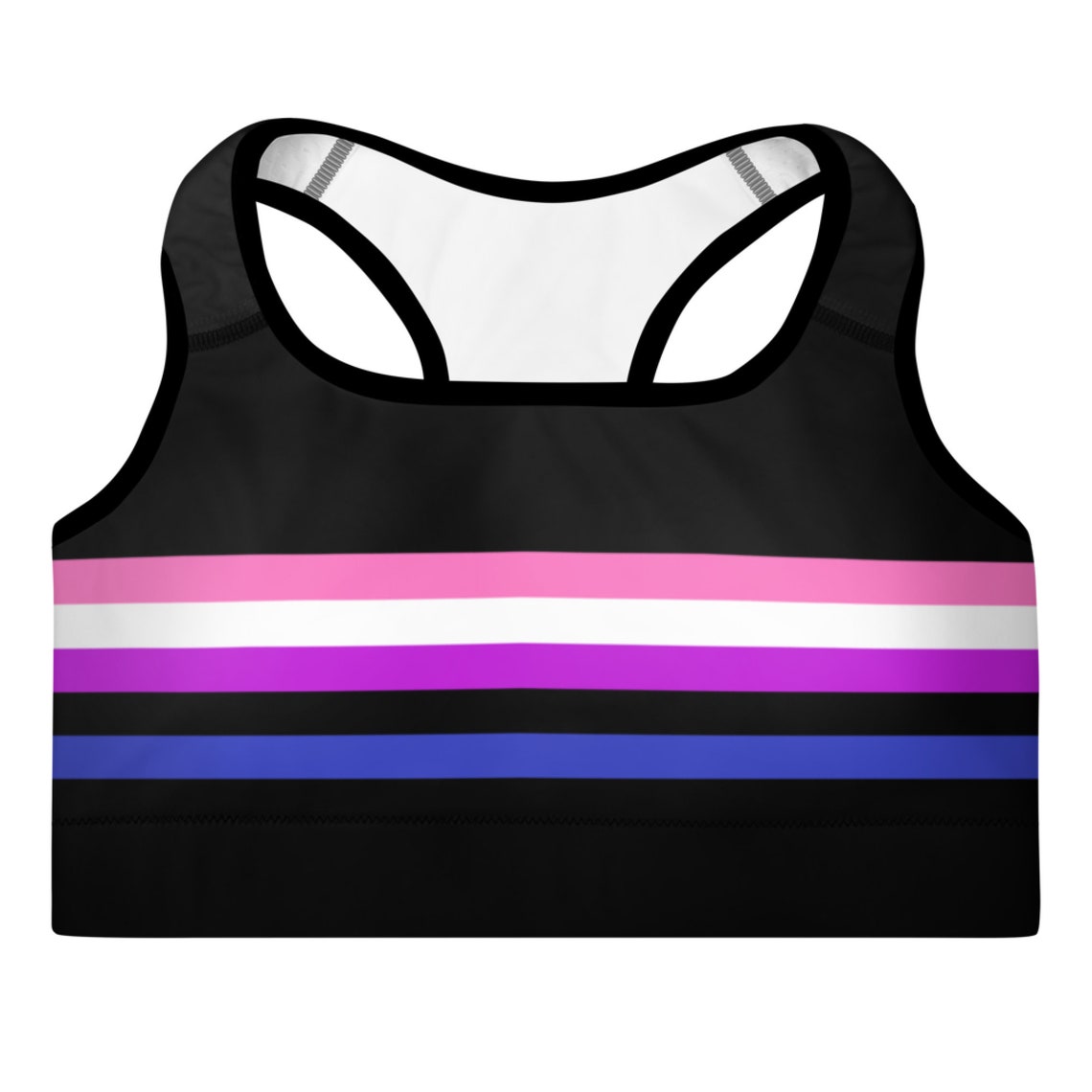 Genderfluid Sports Bra, Genderfluid Pride Training Bra, Genderfluid ...