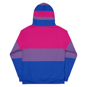 Bisexual Flag Hoodie, Bi Pride Hoodie, Bisexual Colors, Bisexual Pride ...