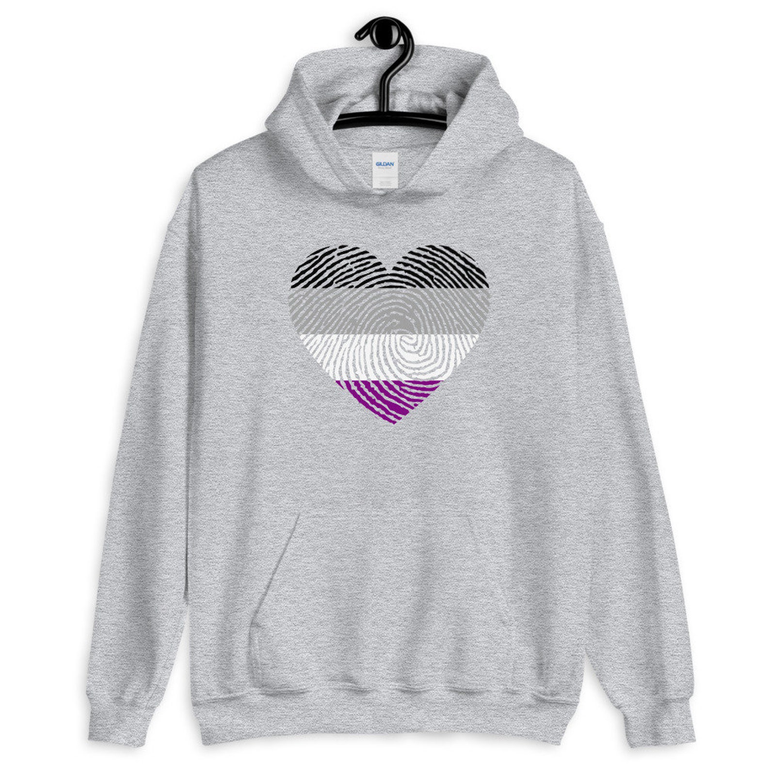Asexual Pride Hoodie Asexual Sweatshirt Asexual Flag - Etsy