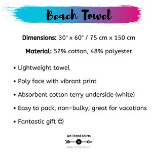 Personalized Master Scuba Diver Beach Towel, Scuba Diving Towel, Dive ...