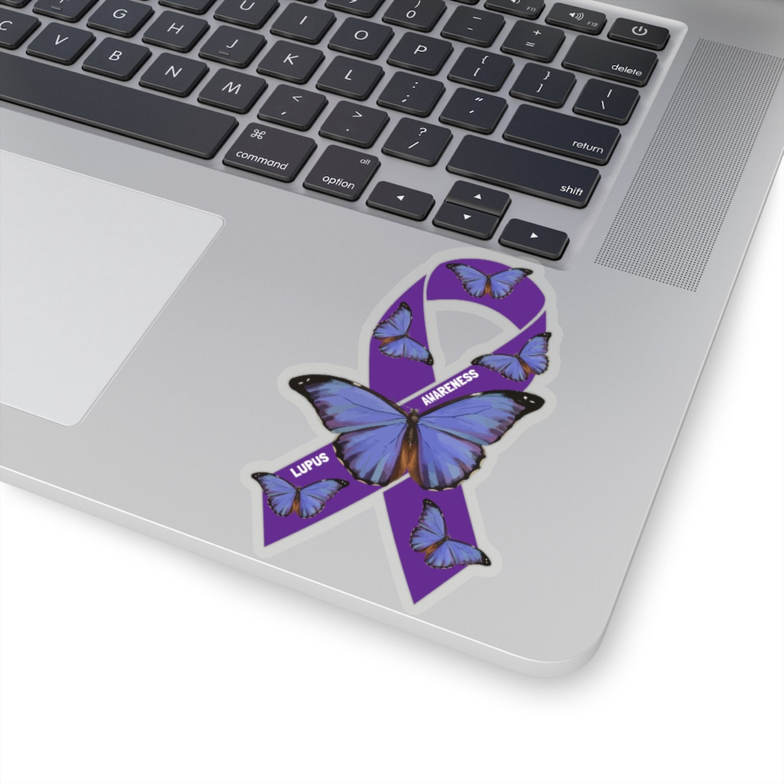 Lupus Awareness Sticker Lupus Ribbon Sticker Purple - Etsy