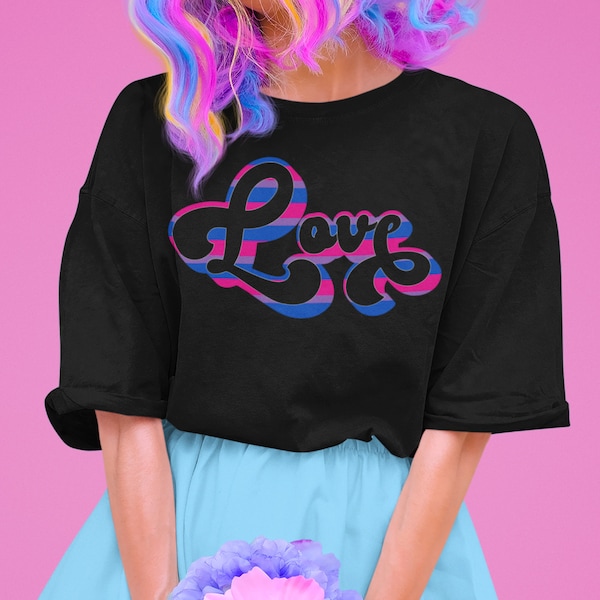 Bi Retro Tshirt - Etsy