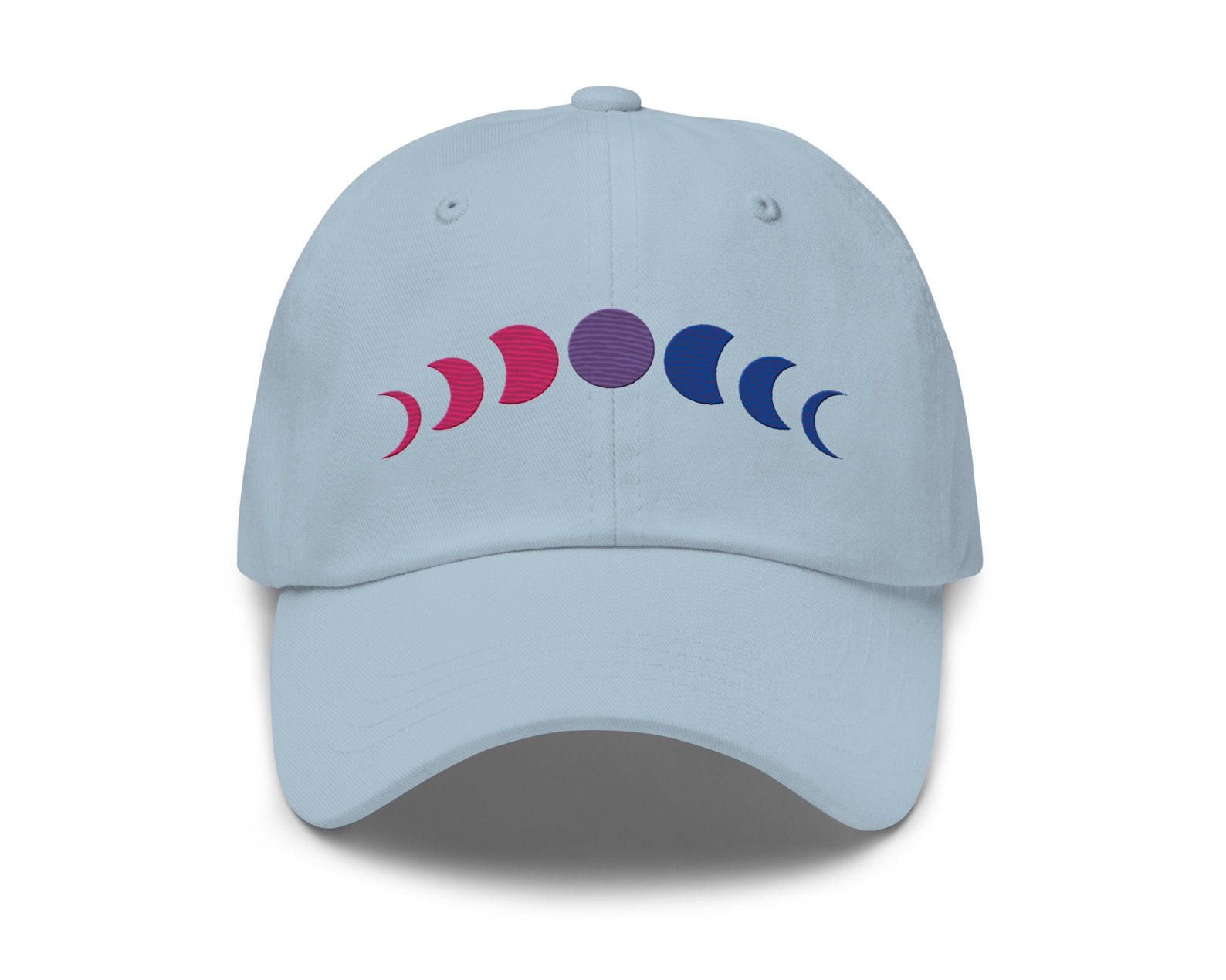 Embroidered Bi Pride Hat Subtle Bisexual Hat Celestial - Etsy