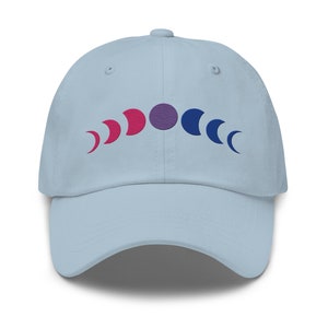 Embroidered Bi Pride Hat, Subtle Bisexual Hat, Celestial Bisexual Flag ...