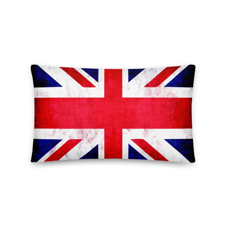 Union Jack Pillow 20x12 Rectangular Pillow British Flag - Etsy