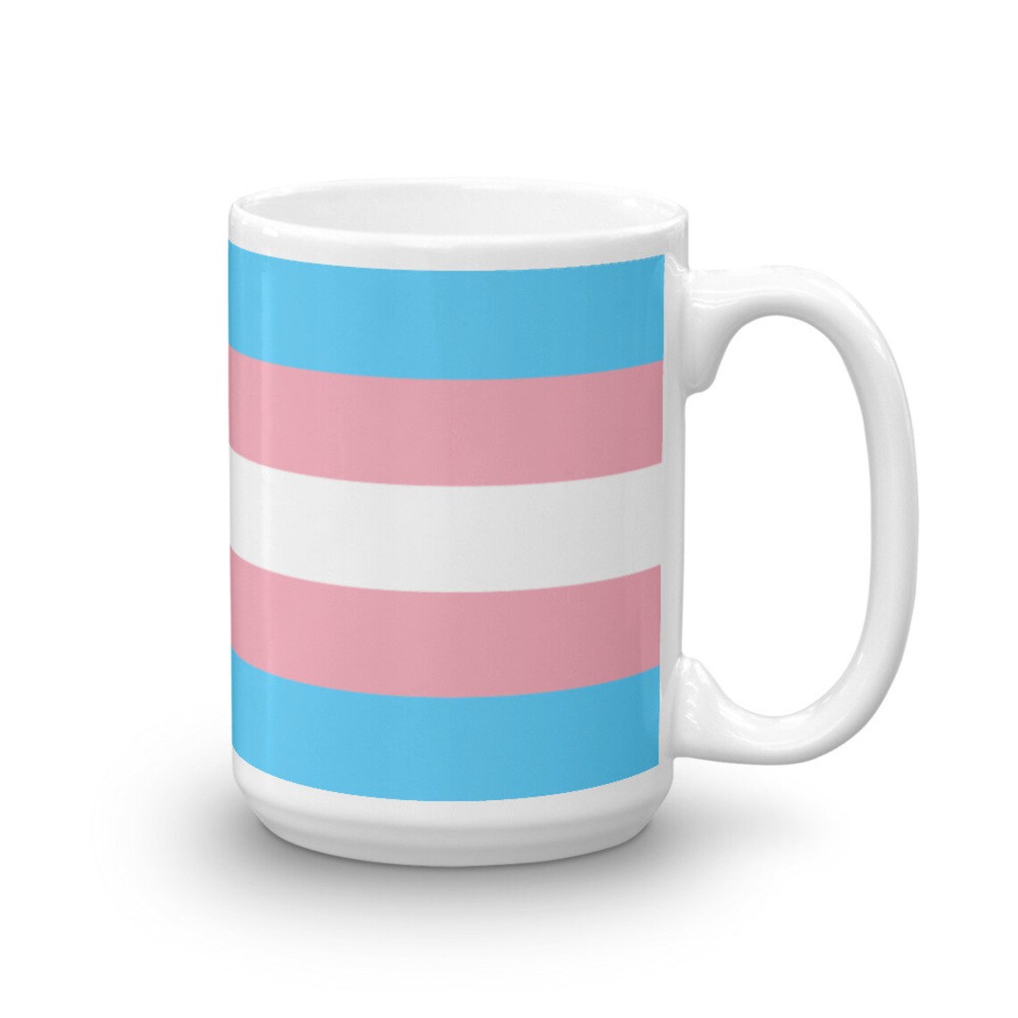 15 Oz Transgender Flag Mug Transgender Gift Trans Pride Mug - Etsy