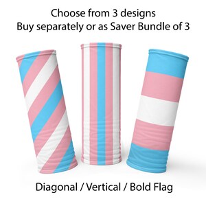 Transgender Tube Scarf, Trans Pride Bandana Tube, Trans Flag Neck ...
