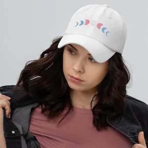 Embroidered Trans Hat, Subtle Transgender Hat, Celestial Transgender ...