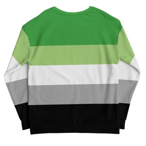 Aromantic Flag Sweater, Aromantic Sweatshirt, Aromantic Clothes ...