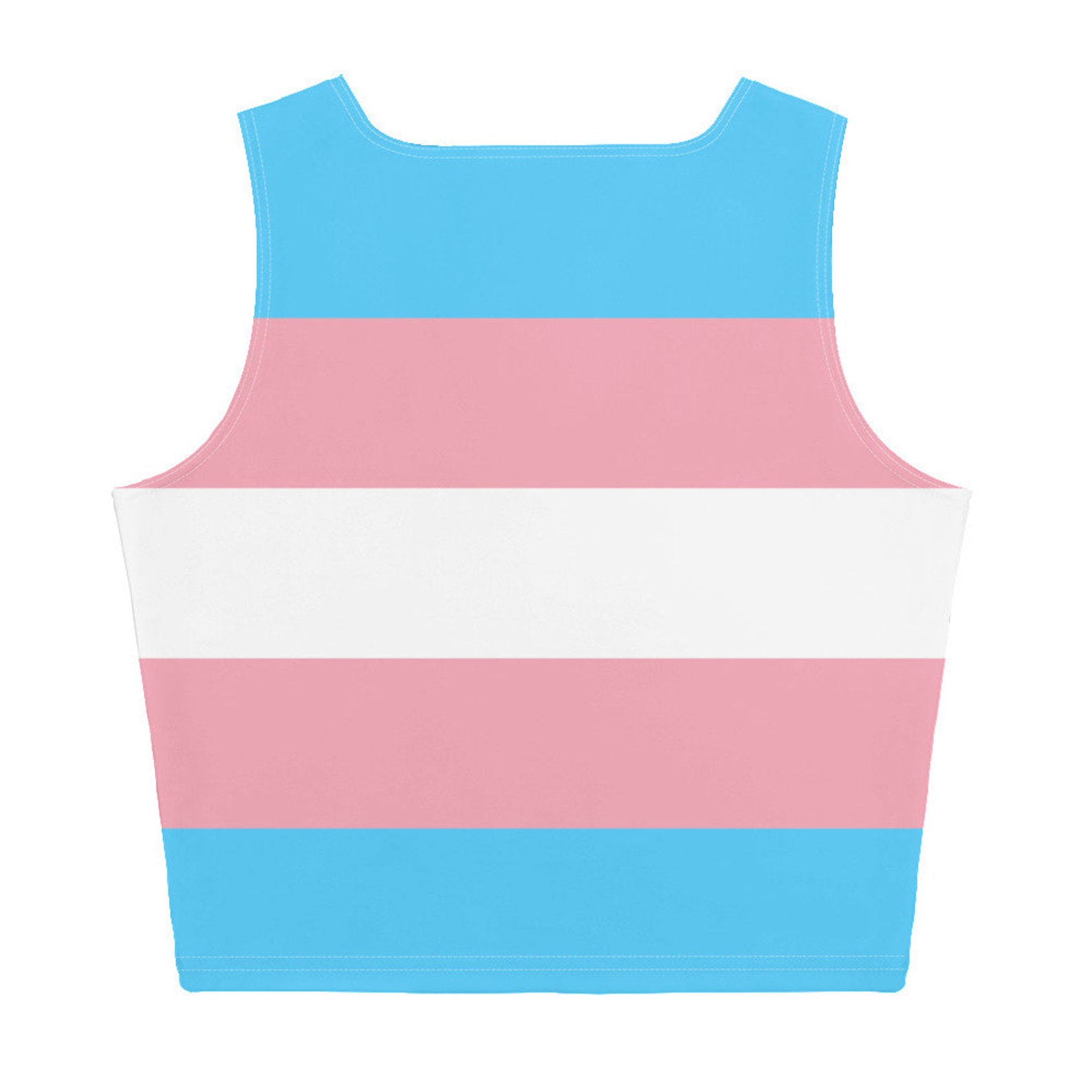 Transgender Flag Crop Top Cropped Transgender Pride Tank Top - Etsy