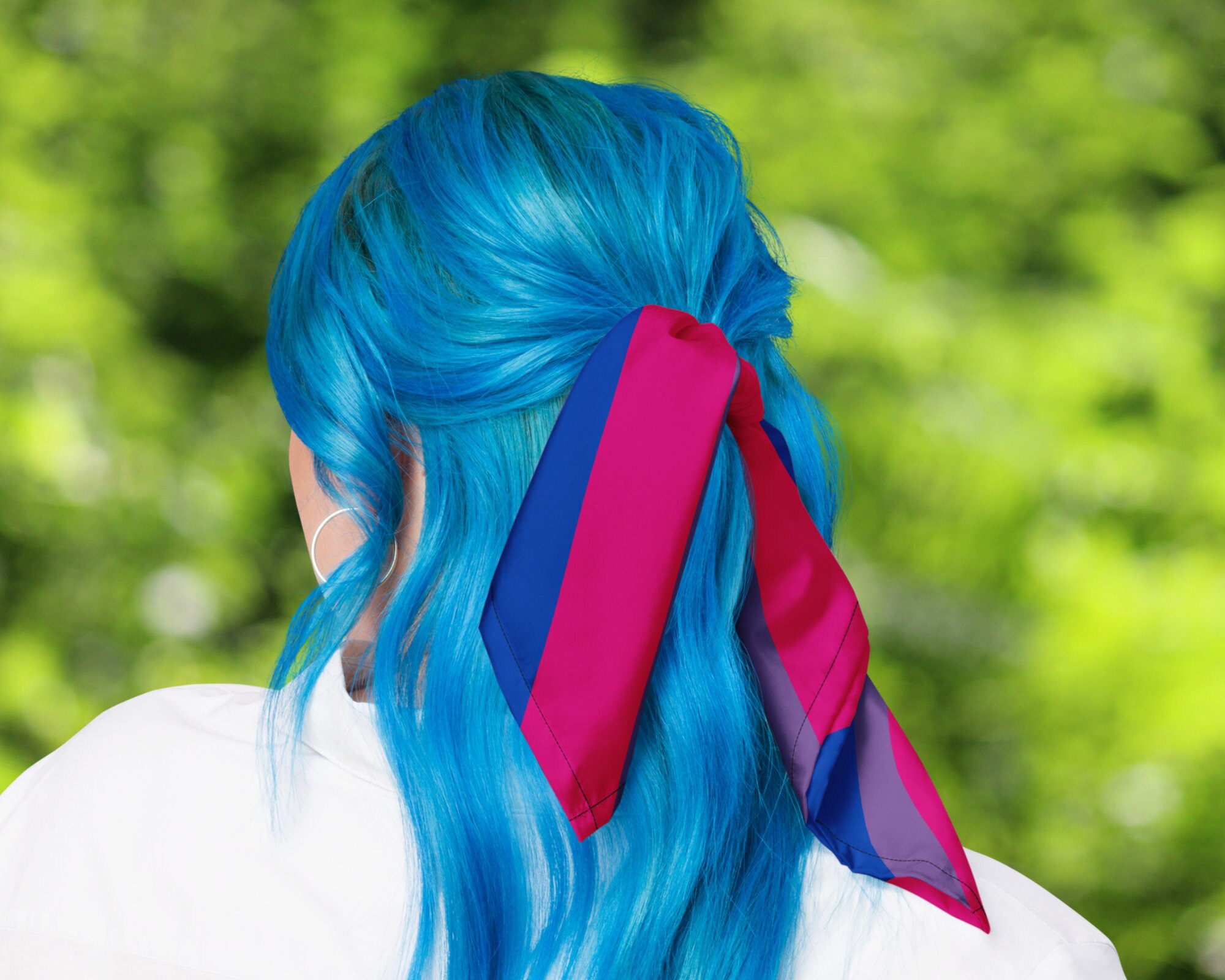 Square Bisexual Bandana, Bi Pride Scarf, Bisexual Pride Dog Bandana ...