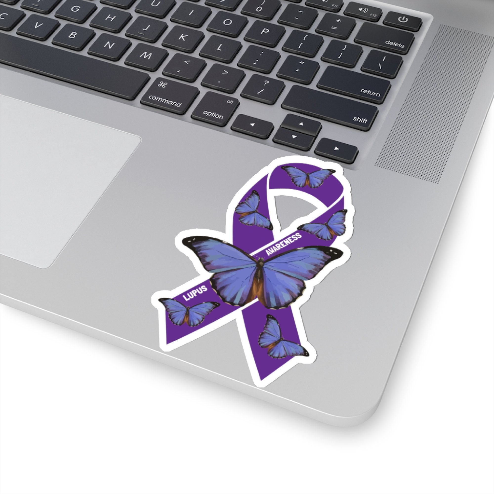Lupus Awareness Sticker Lupus Ribbon Sticker Purple | Etsy
