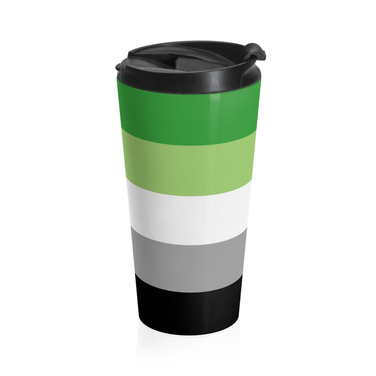 Aromantic Flag Travel Mug insulated stainless steel Aromantic | Etsy