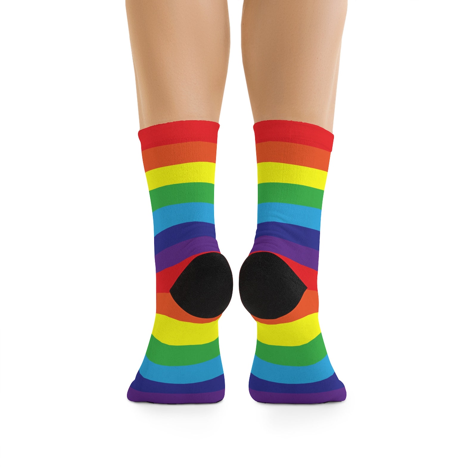 Rainbow Pride Flag Socks Rainbow Socks LGBT Accessories Gay - Etsy