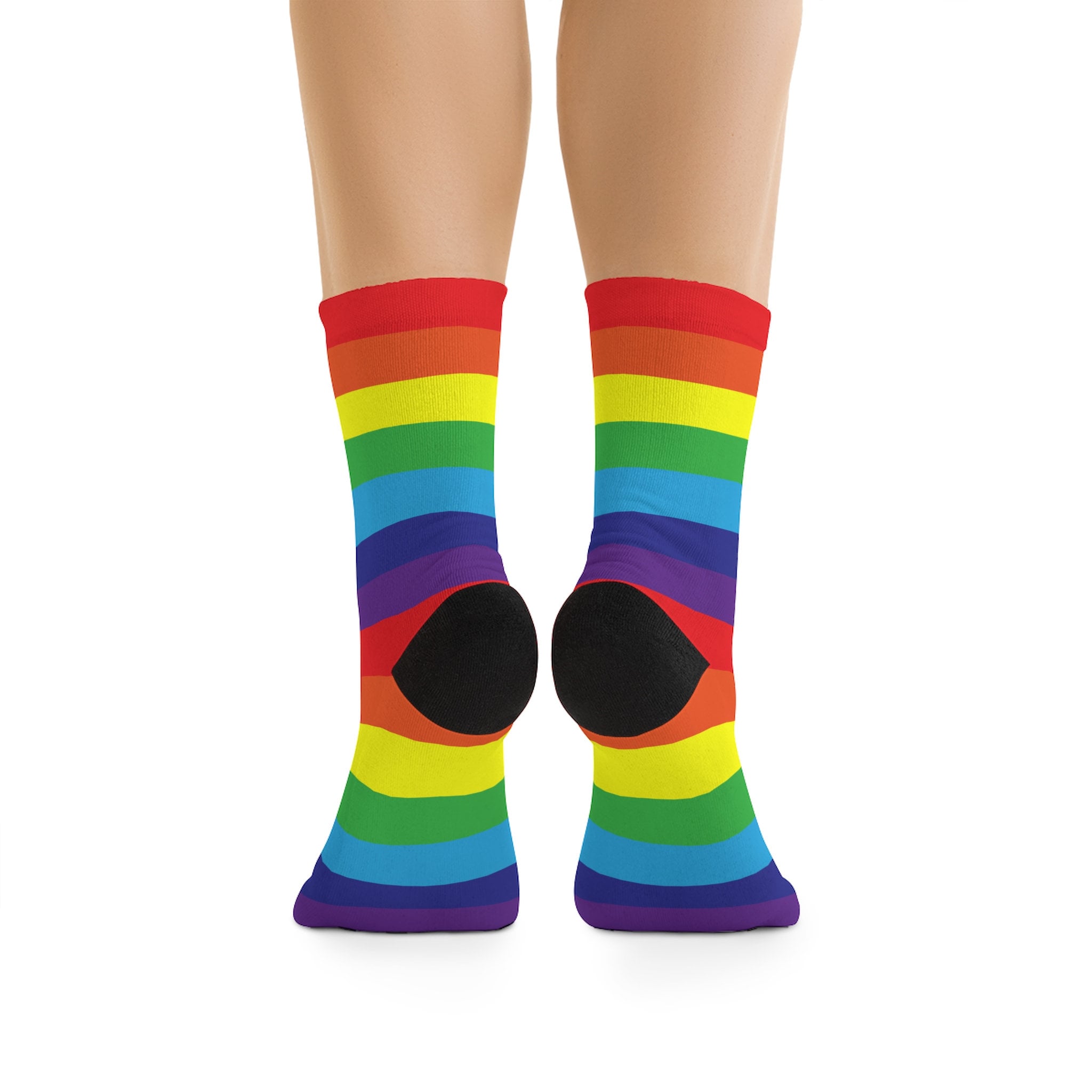 Rainbow Pride Flag Socks Rainbow Socks LGBT Accessories Gay | Etsy