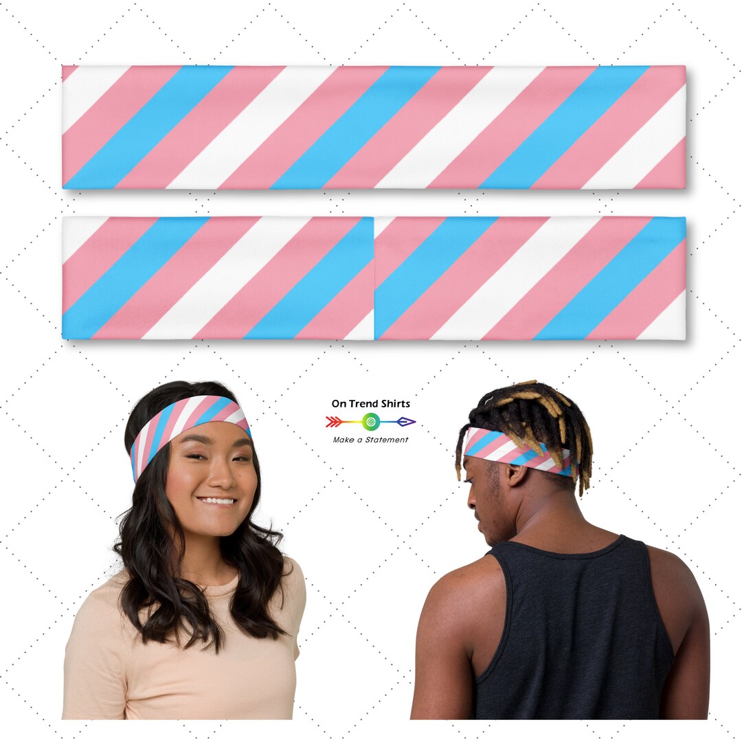 Trans Flag Headband, Trans Pride Hairband, Transgender Hair Accessories ...