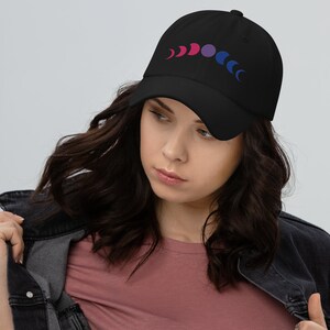 Embroidered Bi Pride Hat, Subtle Bisexual Hat, Celestial Bisexual Flag ...