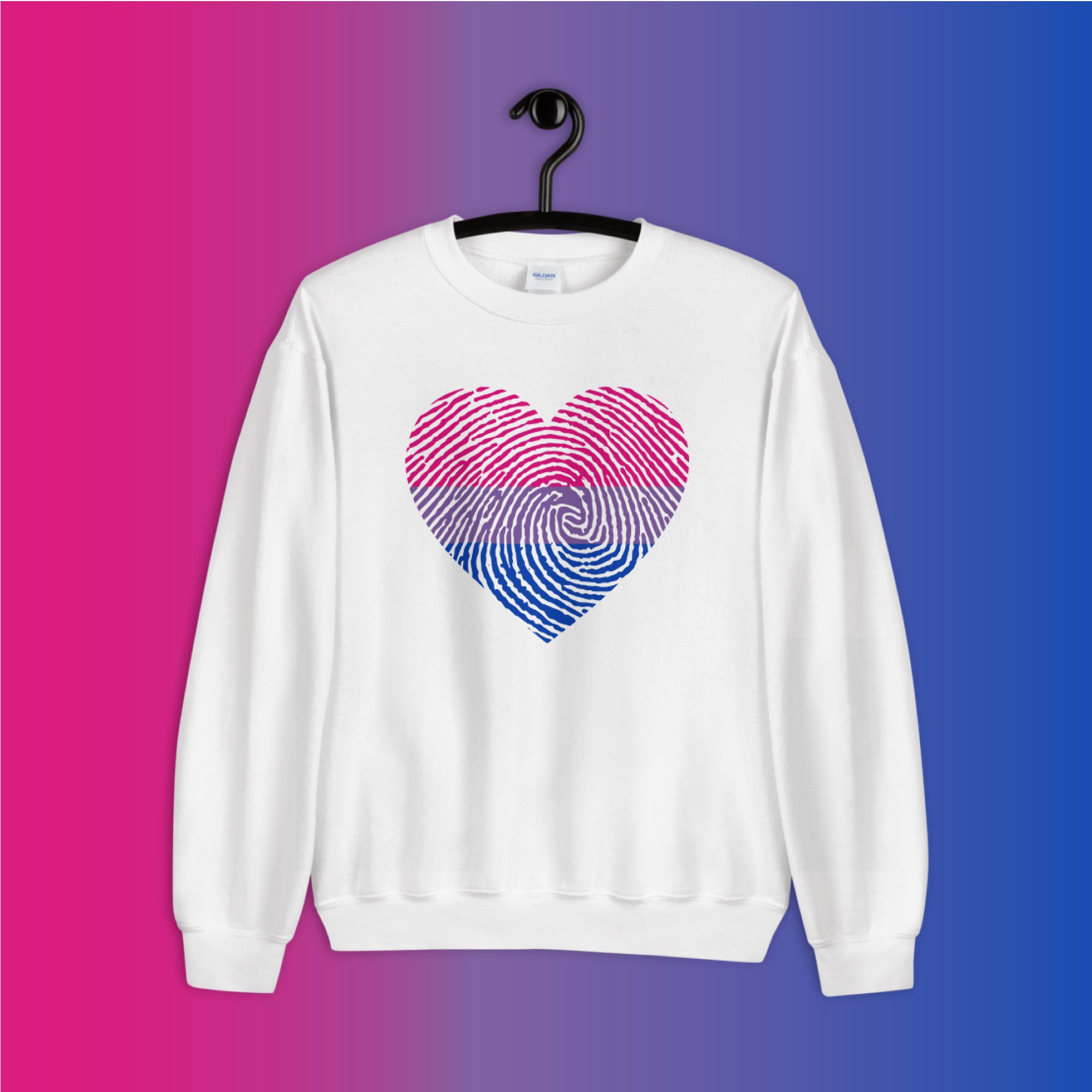 Bisexual Pride Sweatshirt Bi Pride Sweatshirt Bisexual Flag | Etsy