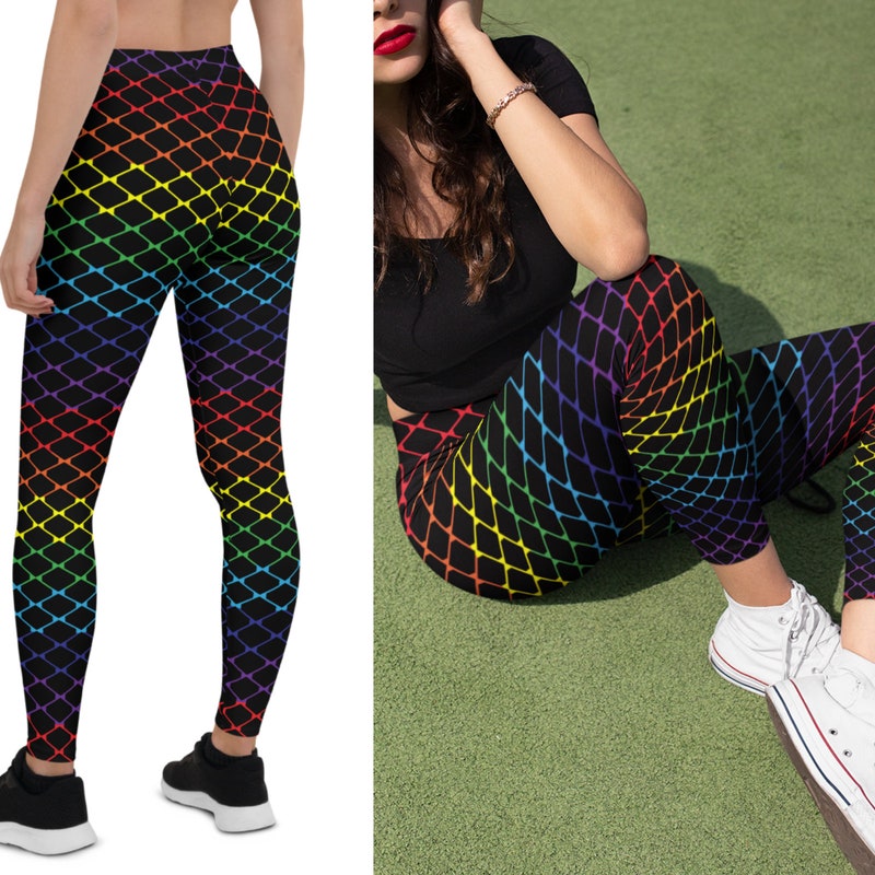 Fishnet Leggings - Etsy