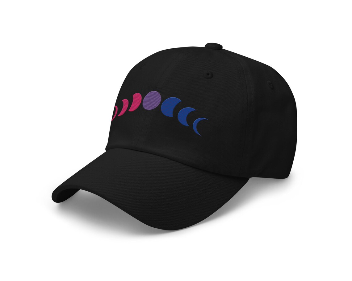 Embroidered Bi Pride Hat Subtle Bisexual Hat Celestial - Etsy