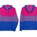 Bisexual Flag Hoodie, Bi Pride Hoodie, Bisexual Colors, Bisexual Pride ...