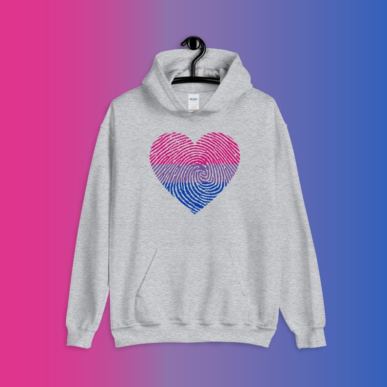 Bi Pride Hoodie Bisexual Pride Sweatshirt Bi Pride Flag Etsy