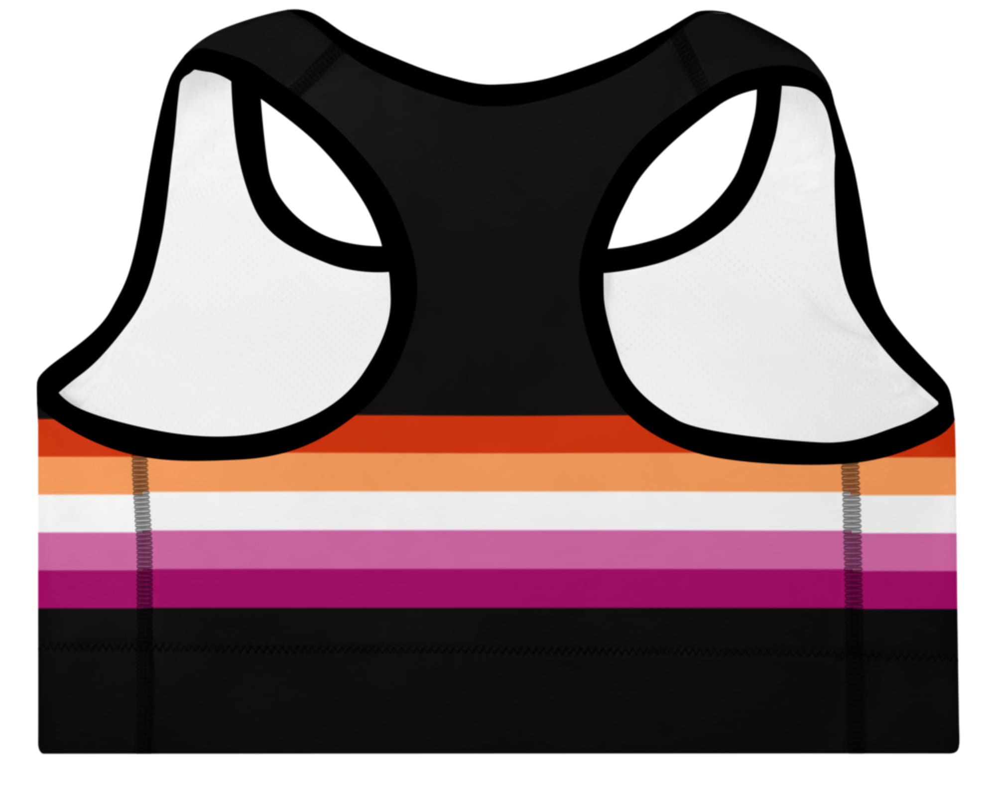 Lesbian Flag Sports Bra, Lesbian Pride Training Bra, Lesbian Yoga Bra ...