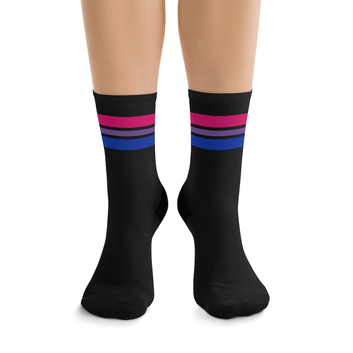 Bisexual Socks Striped Bi Pride Flag Socks LGBT Accessories - Etsy