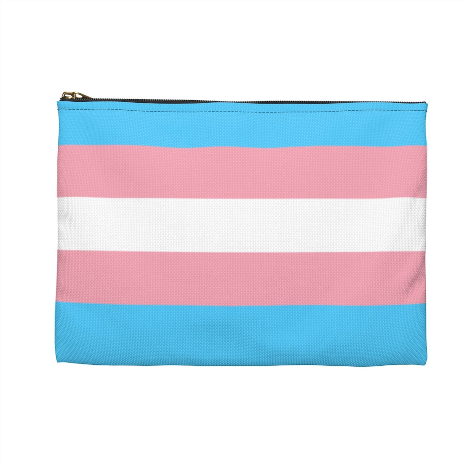 Transgender Bag, Trans Pride Zipper Pouch, Trans Pride Flag Cosmetic ...