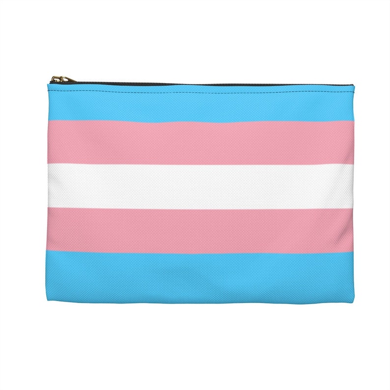 Transgender Bag Trans Pride Zipper Pouch Trans Pride Flag - Etsy