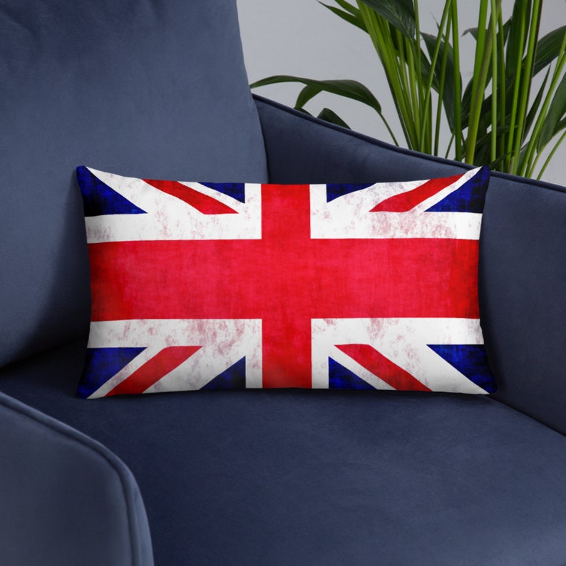 Union Jack Pillow 20x12 Rectangular Pillow British Flag - Etsy