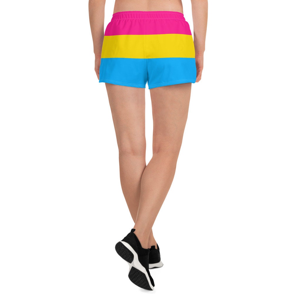 Pansexual Pride Shorts, Pan Flag Athletic Shorts With Pockets, Pan ...