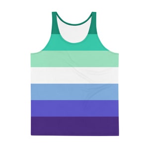 MLM Pride Flag Tank Top, MLM Pride March Wear, Gay Mlm Flag Pride ...