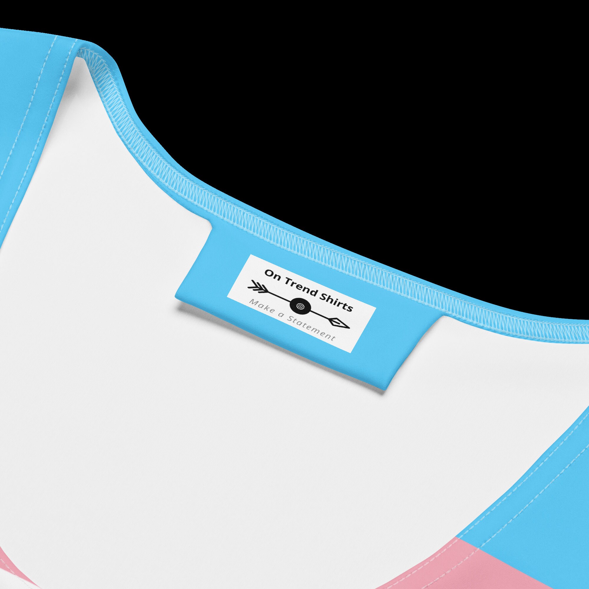 Transgender Flag Crop Top Cropped Transgender Pride Tank Top - Etsy