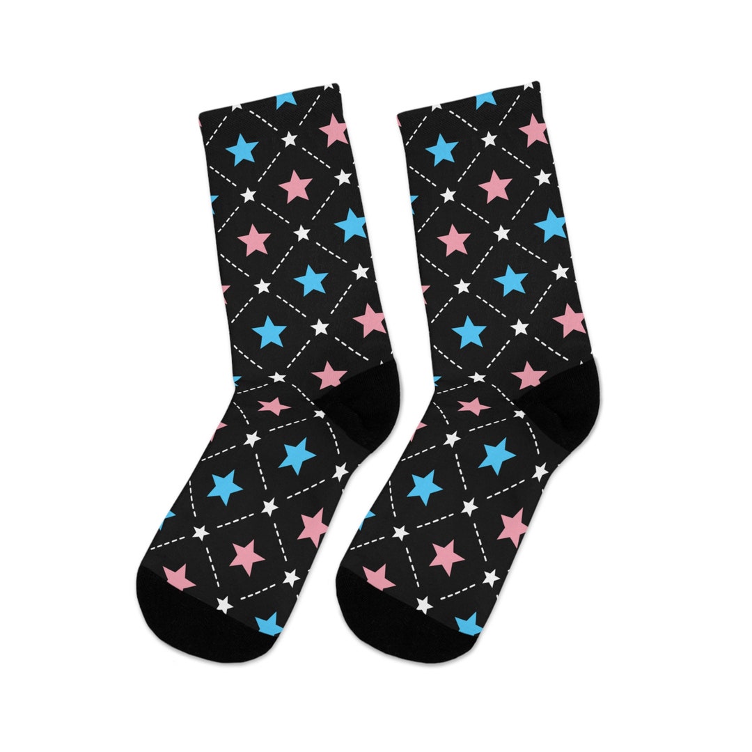 Subtle Transgender Socks, Discreet Trans Socks, Trans Pride Socks ...