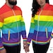 Rainbow Flag Jacket, Gay Pride Jacket, Lightweight Bomber Jacket ...
