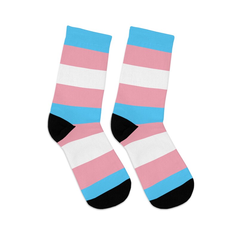 Transgender Flag Socks, Trans Pride Socks, Transgender Gift, Unisex ...