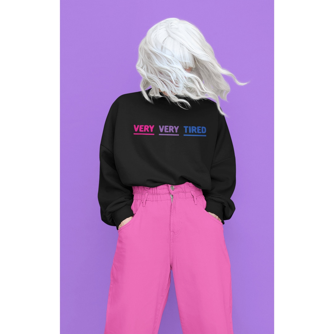 Bisexual Sweatshirt, Bi Pride Sweater, Bi Flag Aesthetic Clothing, Cozy ...