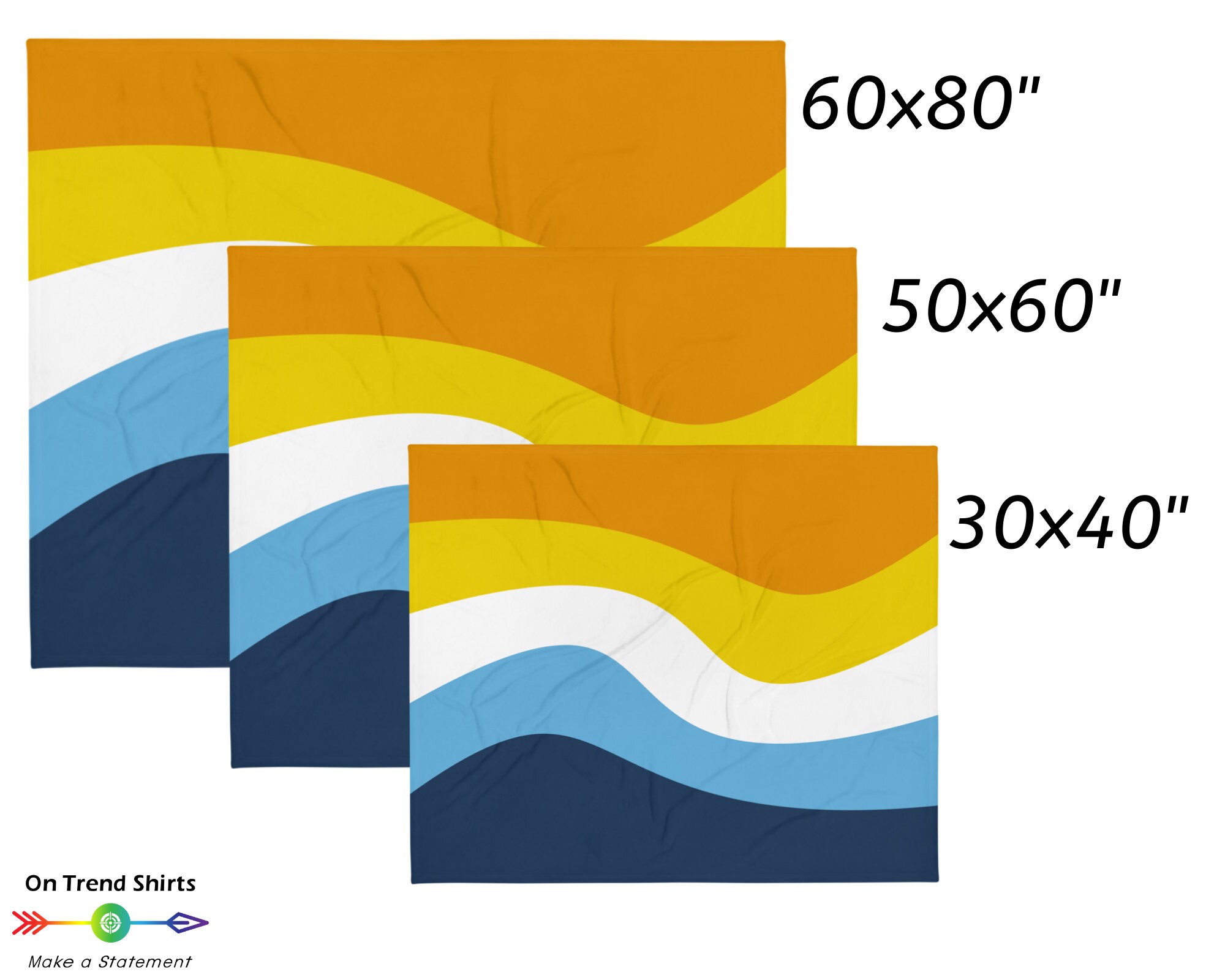 Aroace Sunset Flag Blanket, Aroace Pride Blanket, Aroace Flag Home ...