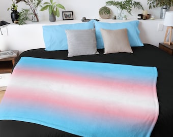 Transgender Pride Flag Throw Blanket - Etsy