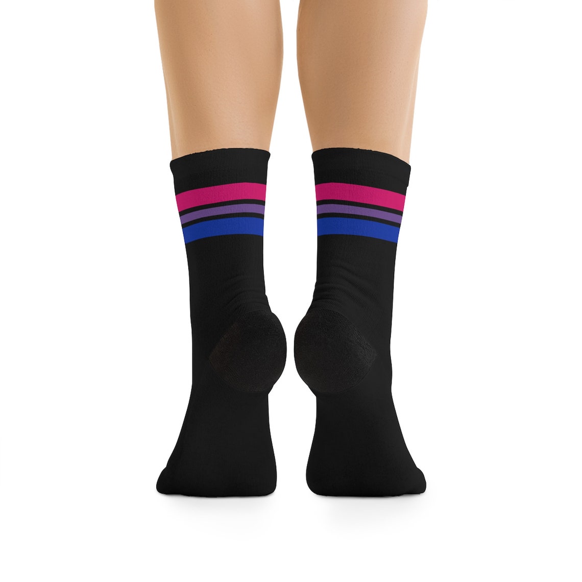 Bisexual Socks Striped Bi Pride Flag Socks LGBT Accessories - Etsy
