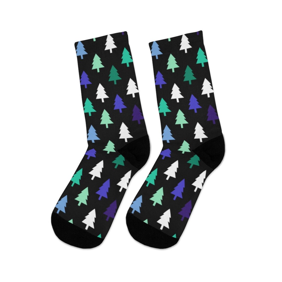 MLM Flag Christmas Socks, MLM Pride Flag Aesthetic Socks, Festive Gay ...