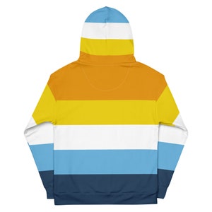 Aroace Hoodie, Aroace Sunset Flag Colors, Aroace Sweatshirt, Aro Ace ...